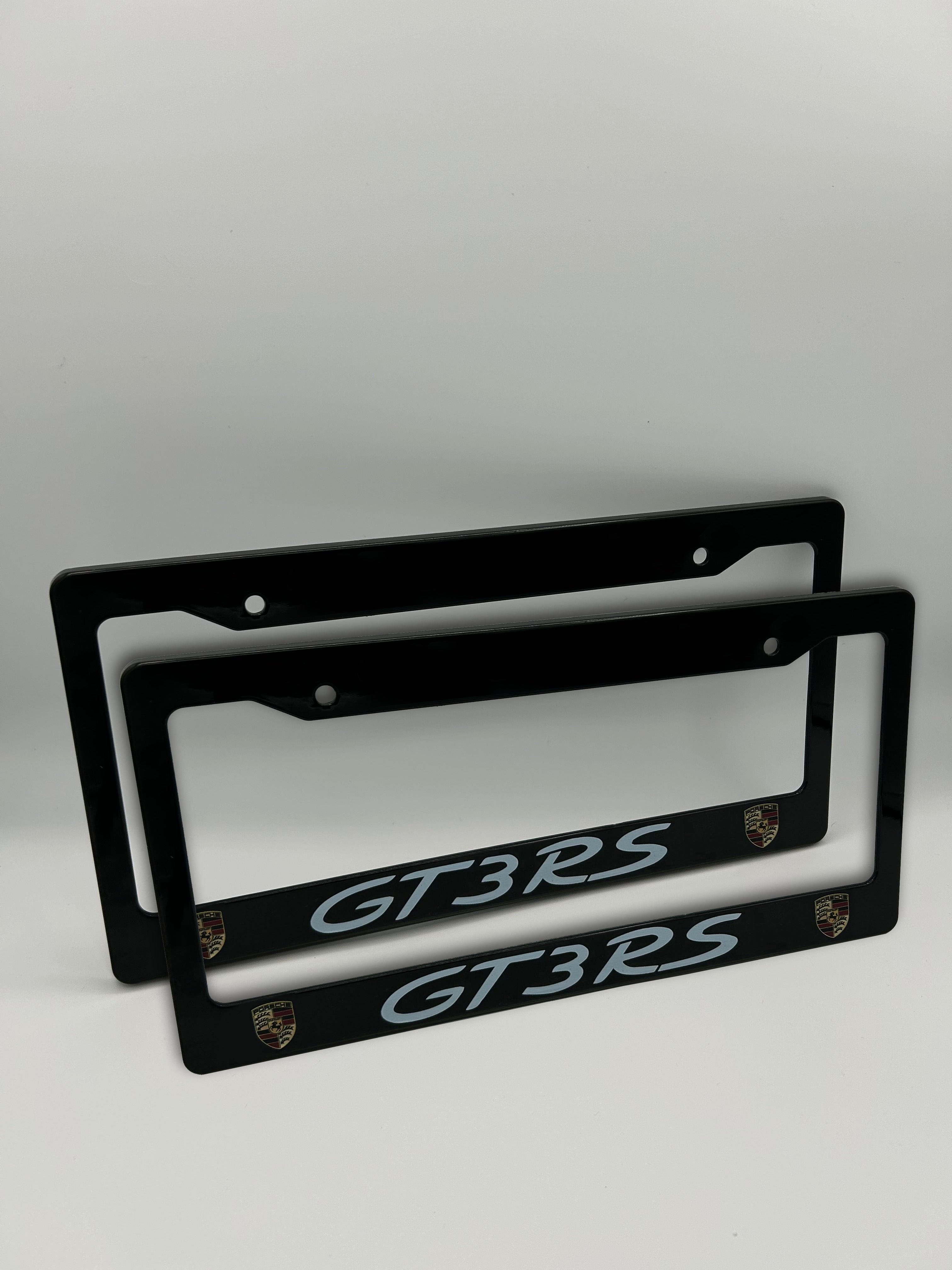 Porsche GT3RS License Plate Frame Set – Customizeasy