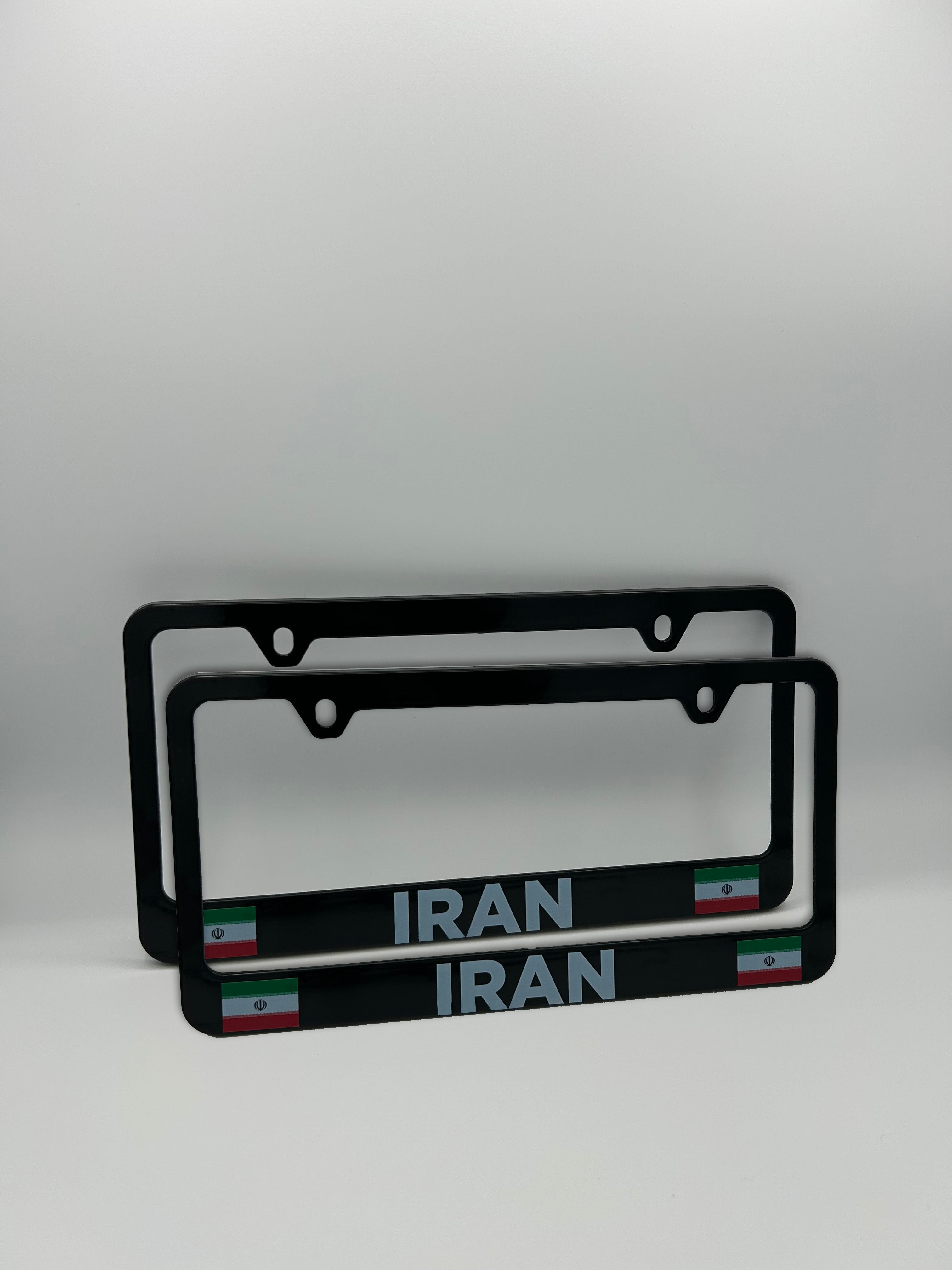 Iran Flag License Plate Frame Set – Customizeasy